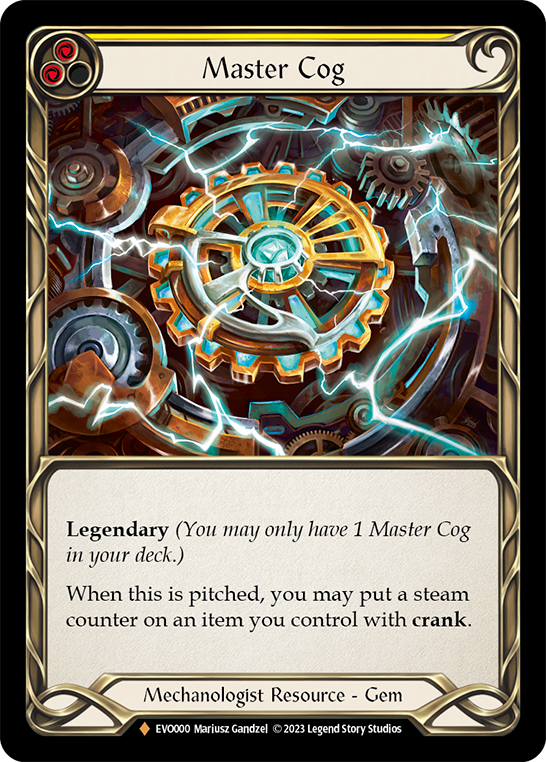 【EN】〈CF〉Master Cog(Yellow) [EVO000]