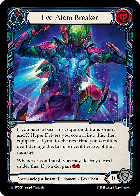 【EN】〈CF〉Evo Atom Breaker(Red)[Alternate Border] [EVO031]