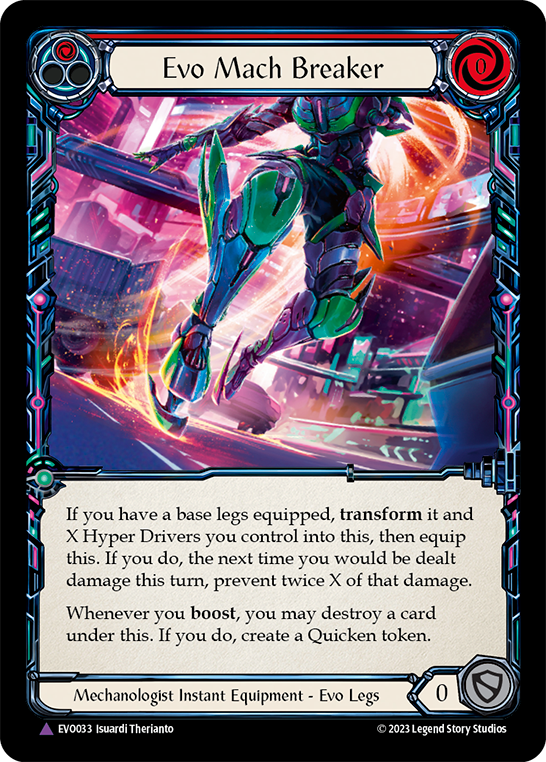 【EN】〈CF〉Evo Mach Breaker(Red)[Alternate Border] [EVO033]